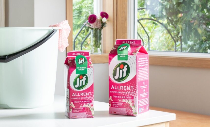 All Purpose Cleaner in cartons with Jif - Elopak